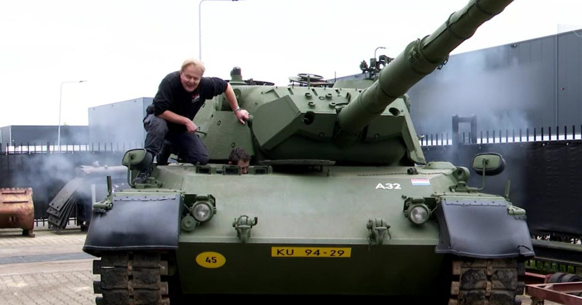 Staat deze tank straks bij jou op de oprit? ‘Je mag er zelfs mee de weg ...