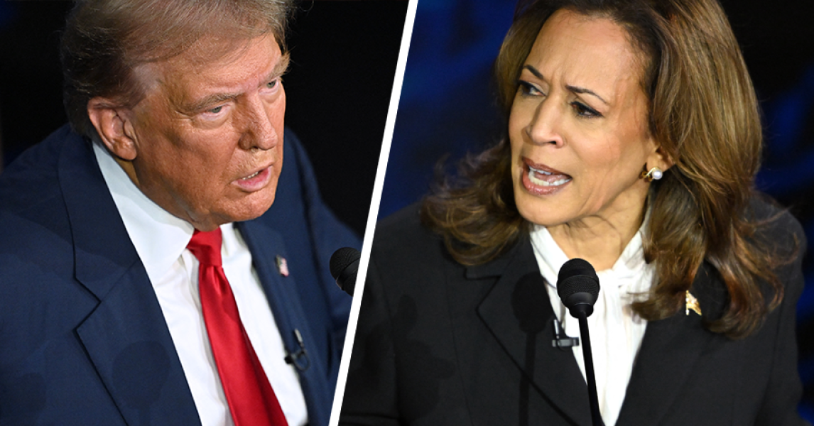 Harris pakt Trump stevig aan in verkiezingsdebat: ‘Trump leed ...