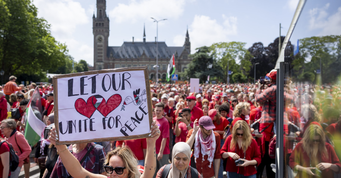 Organisatie: 150.000 deelnemers Rode Lijn-protest Den Haag | WNL
